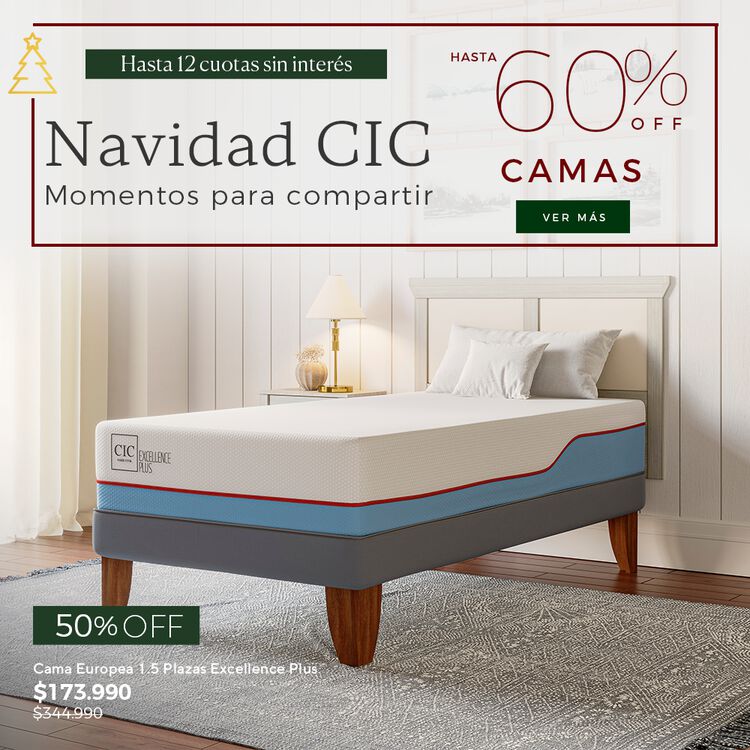 Camas, Colchones y Muebles de Calidad | CIC.CL