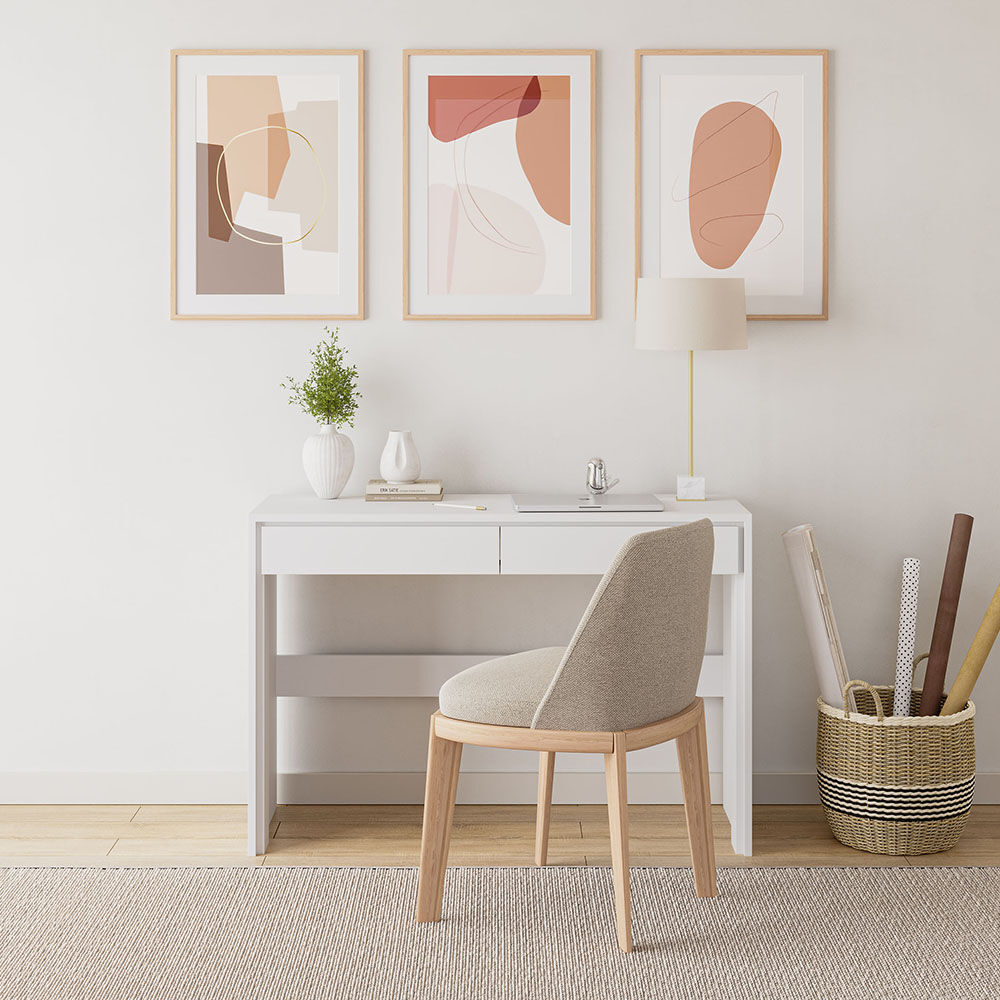 Escritorio 2 Cajones Blanco Roma | CIC