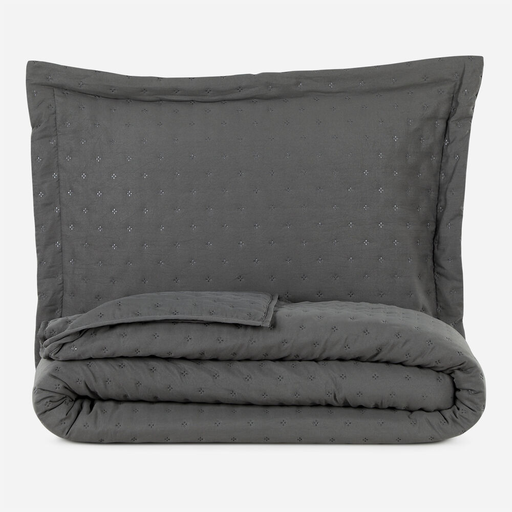 Quilt Single Microfibra Gris | CIC