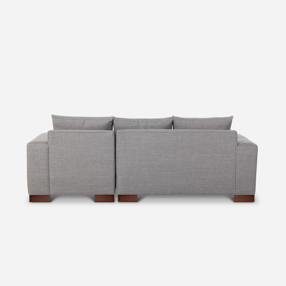 Sofá Seccional Derecho Praga Gris Claro | CIC