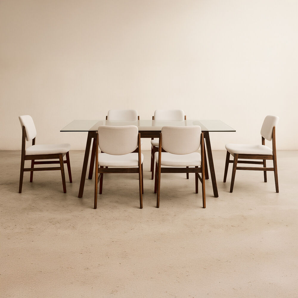 Comedor de Vidrio 6 Sillas New York | CIC