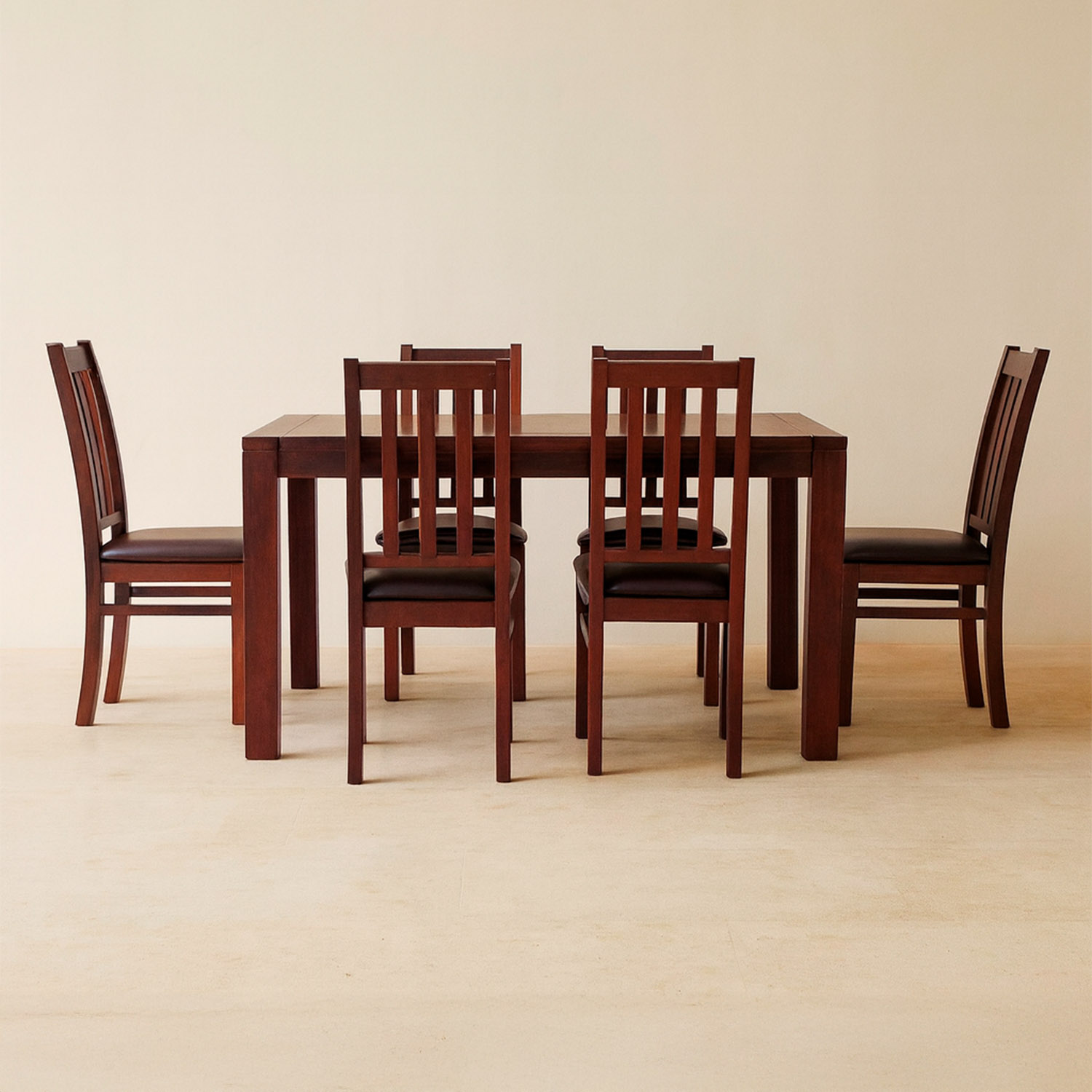 Comedor 6 Sillas Ñuble Miró Negro | CIC