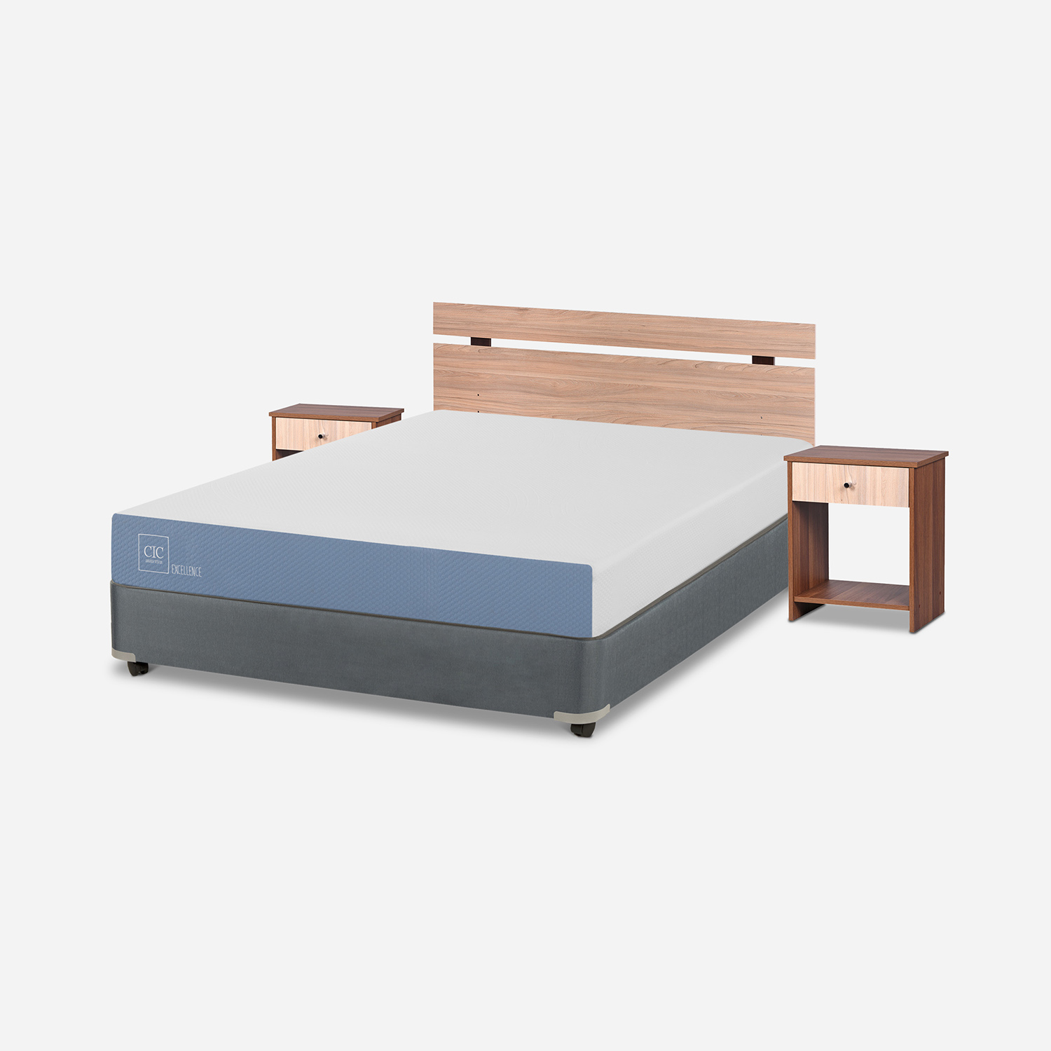 Cama Americana Full Excellence + Set Olmo | CIC